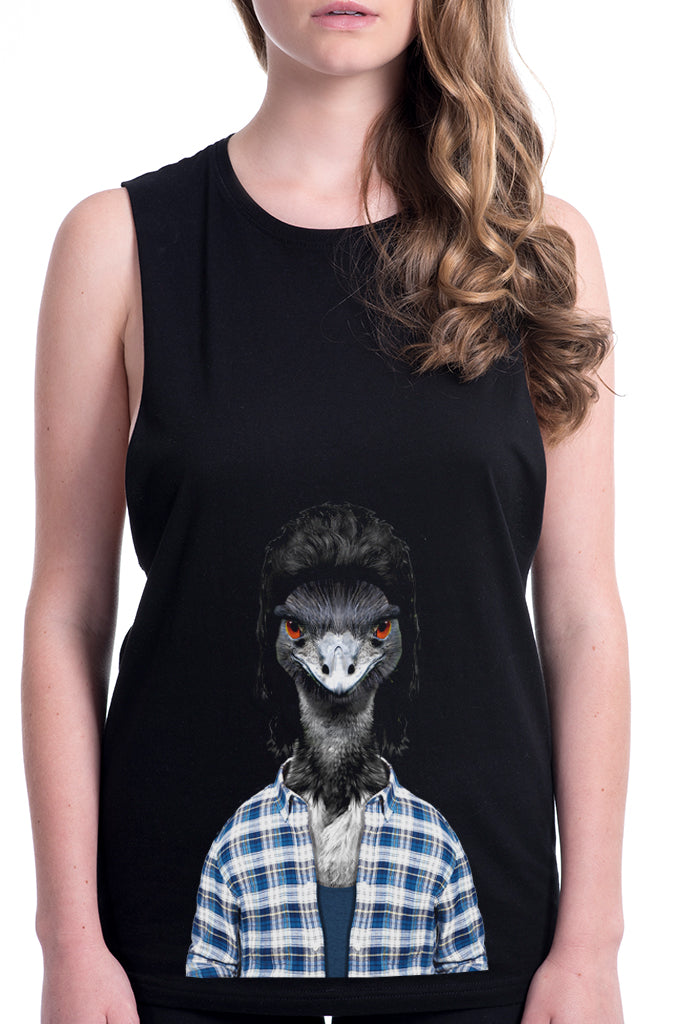 Women's Emu Boyfriend Tank - Animalyser